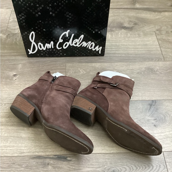 Sam Edelman | Shoes | Sam Edelman Suede Womens Ankle Boots Size 75 ...